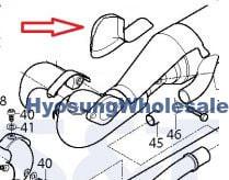 Hyosung Classic Exhaust Cover GV650 ST7 – Hyosung Wholesale